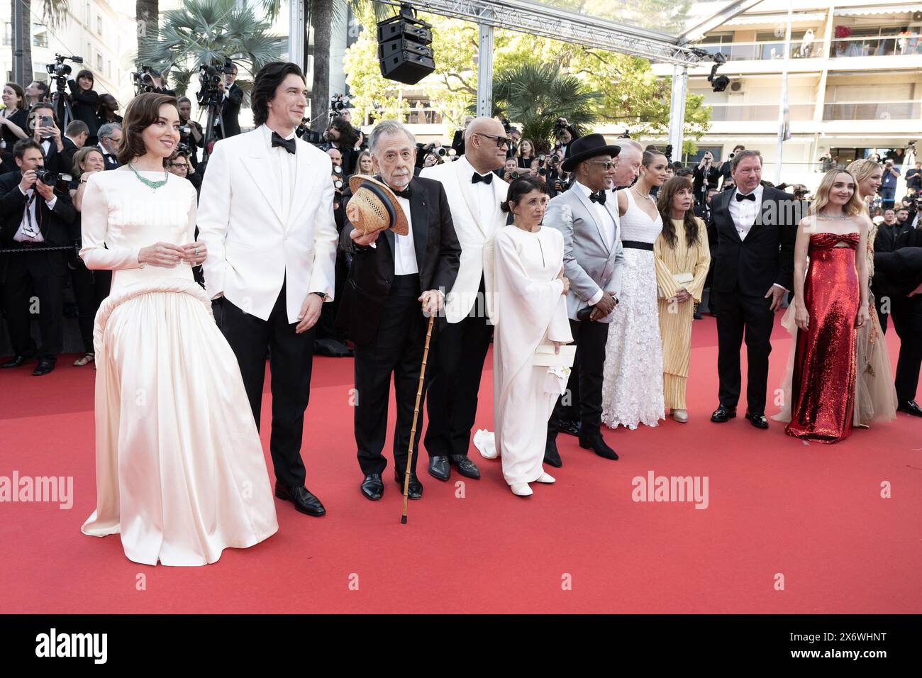 Cannes, France. 16th May, 2024. Aubrey Plaza, Adam Driver, Francis Ford ...