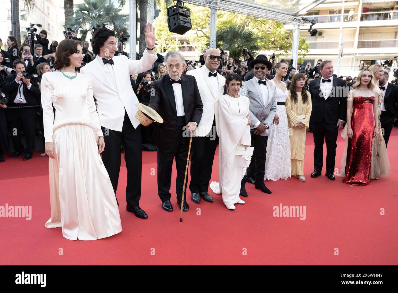 Cannes, France. 16th May, 2024. Aubrey Plaza, Adam Driver, Francis Ford ...