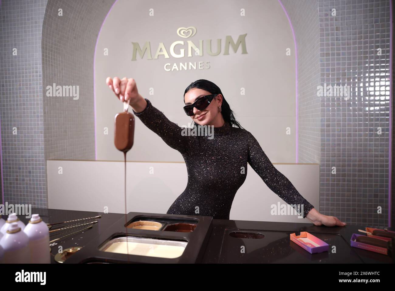 EDITORIAL USE ONLY Charli XCX at the Dipping Bar experience at the ...