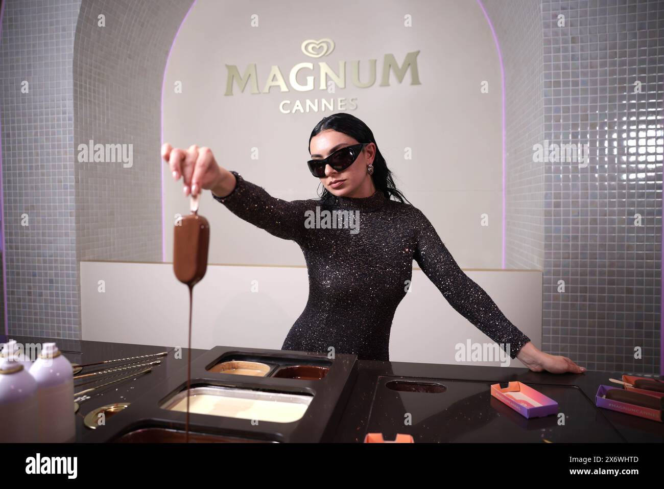 EDITORIAL USE ONLY Charli XCX at the Dipping Bar experience at the ...