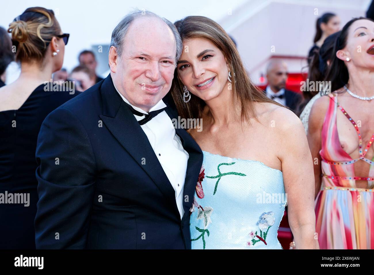Hans Zimmer and Suzanne Zimmer attend the red carpet premiere of ...