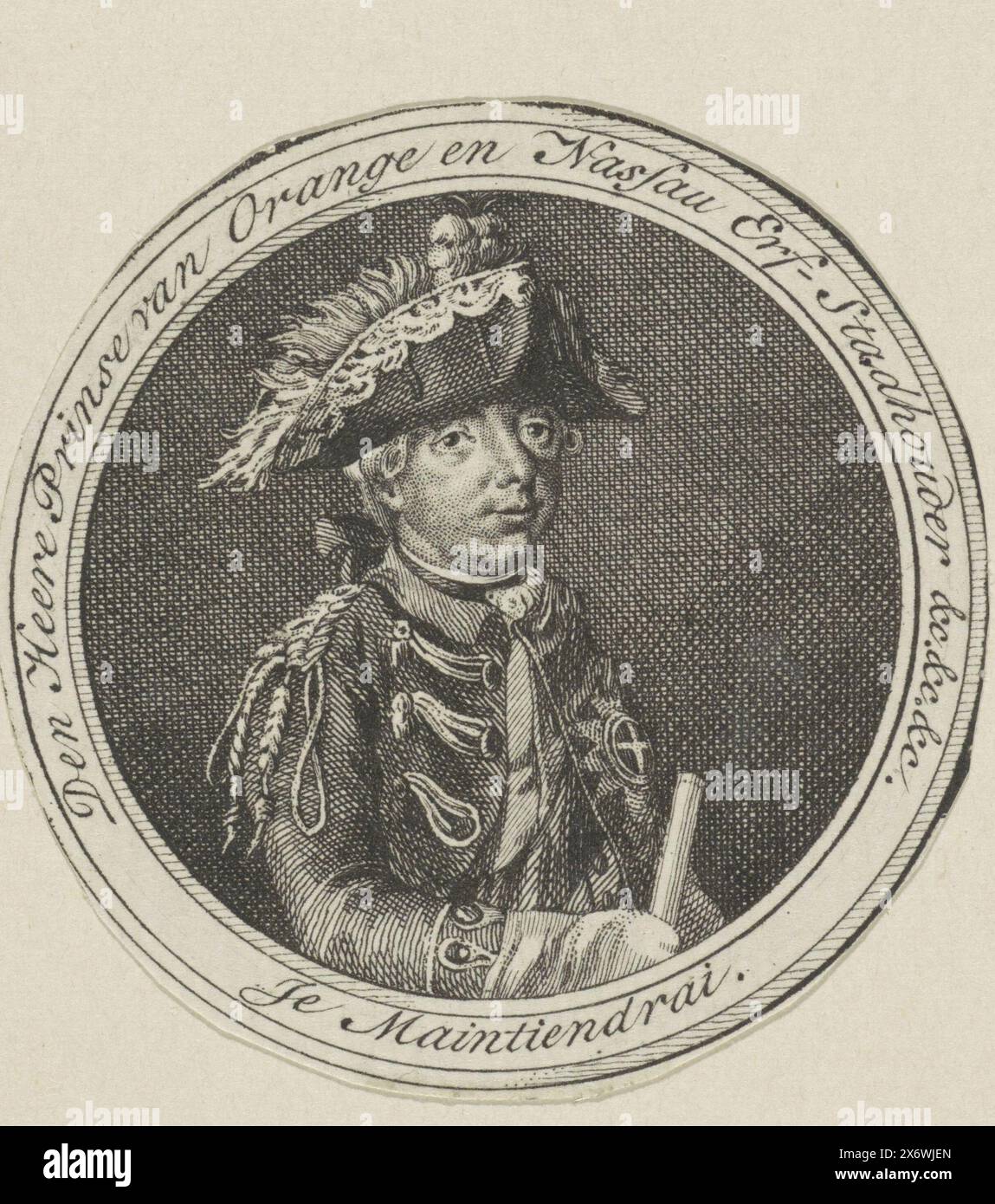 Portrait of Willem V, Prince of Orange-Nassau, Portrait of Willem V in ...
