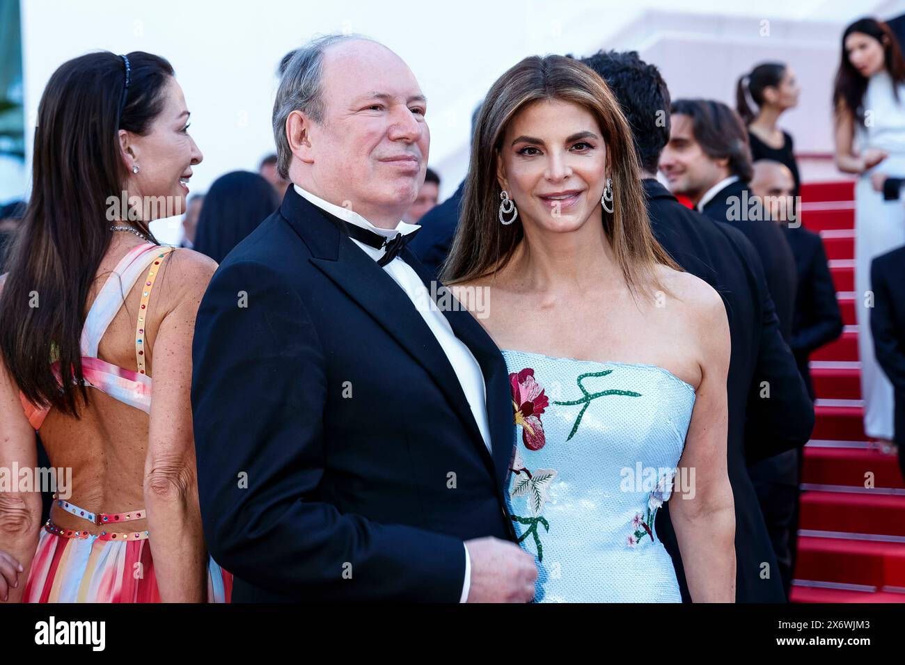 Hans Zimmer and Suzanne Zimmer attend the red carpet premiere of ...