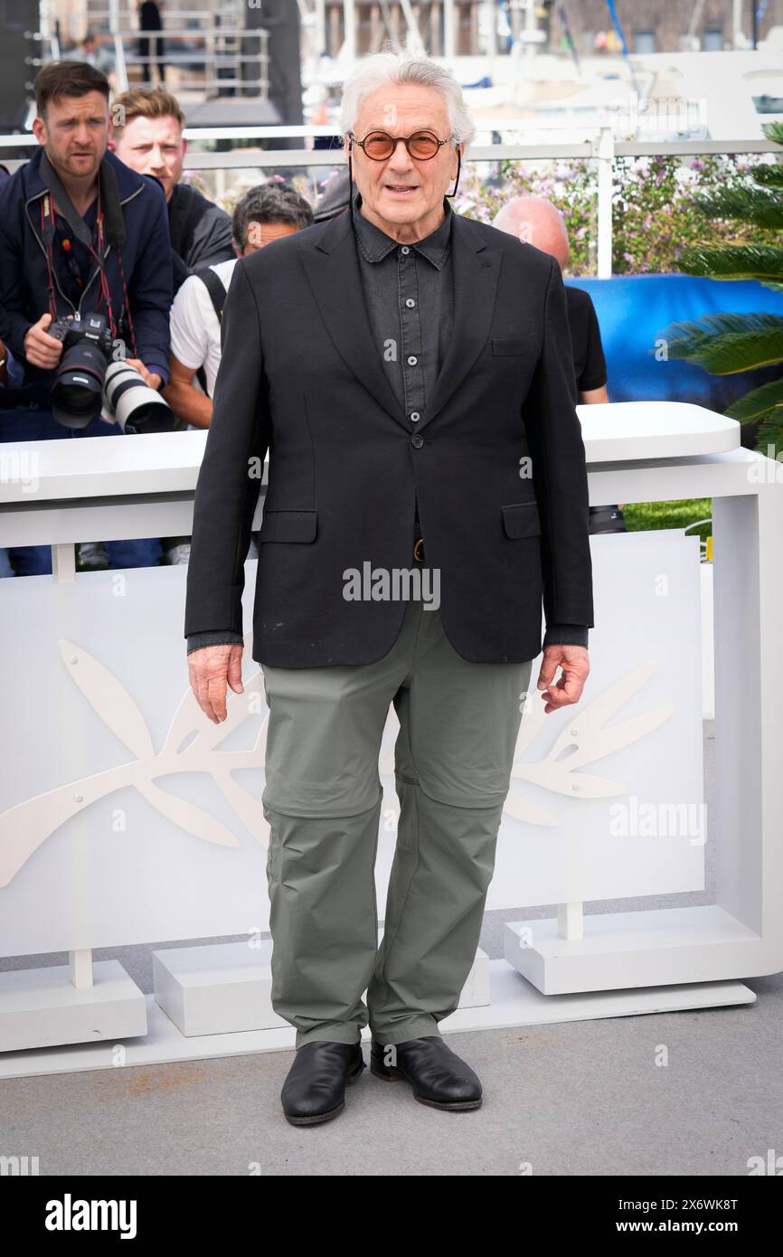 Cannes, France. 16th May, 2024. George Miller attends the ''Furiosa: A Mad Max Saga'' (Furiosa ...