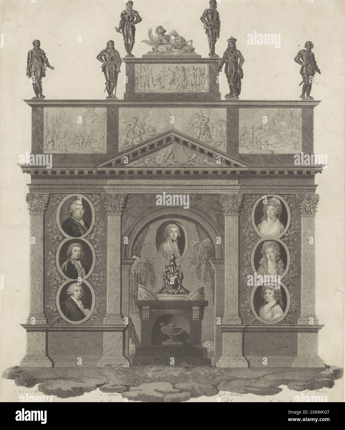 Monument in commemoration of the stadtholdership in the Netherlands ...