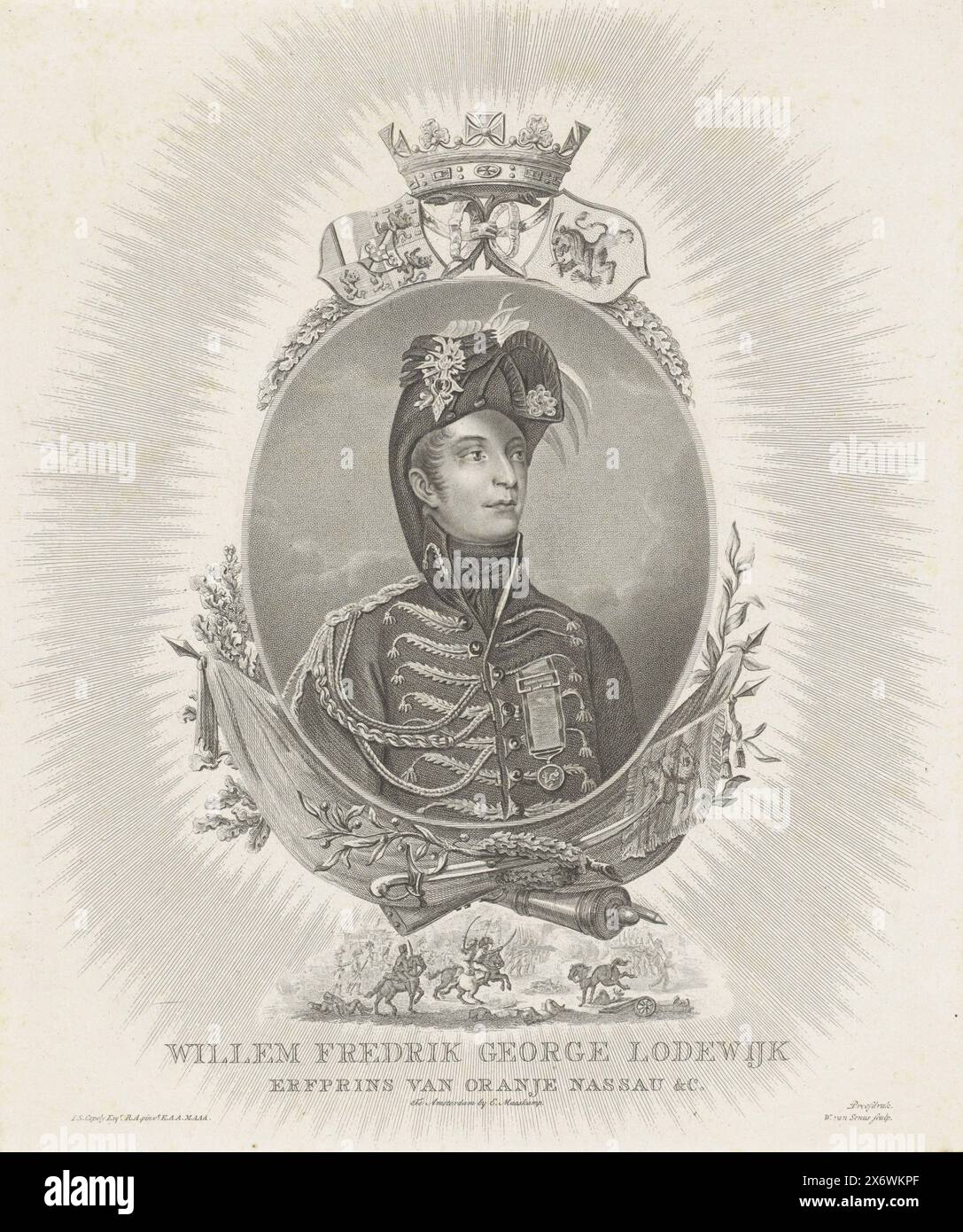 Portrait of William II, King of the Netherlands, Portrait of William II ...