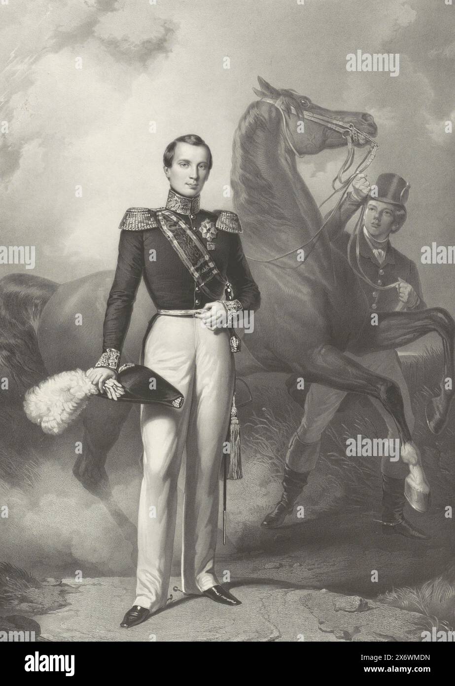 Portrait of Alexander I, Prince of the Netherlands, Portrait of ...