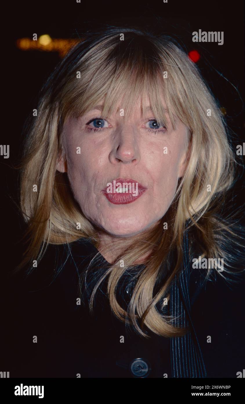 Marianne Faithfull at the Anna Sui Fashion Show at Bryant Park in New ...
