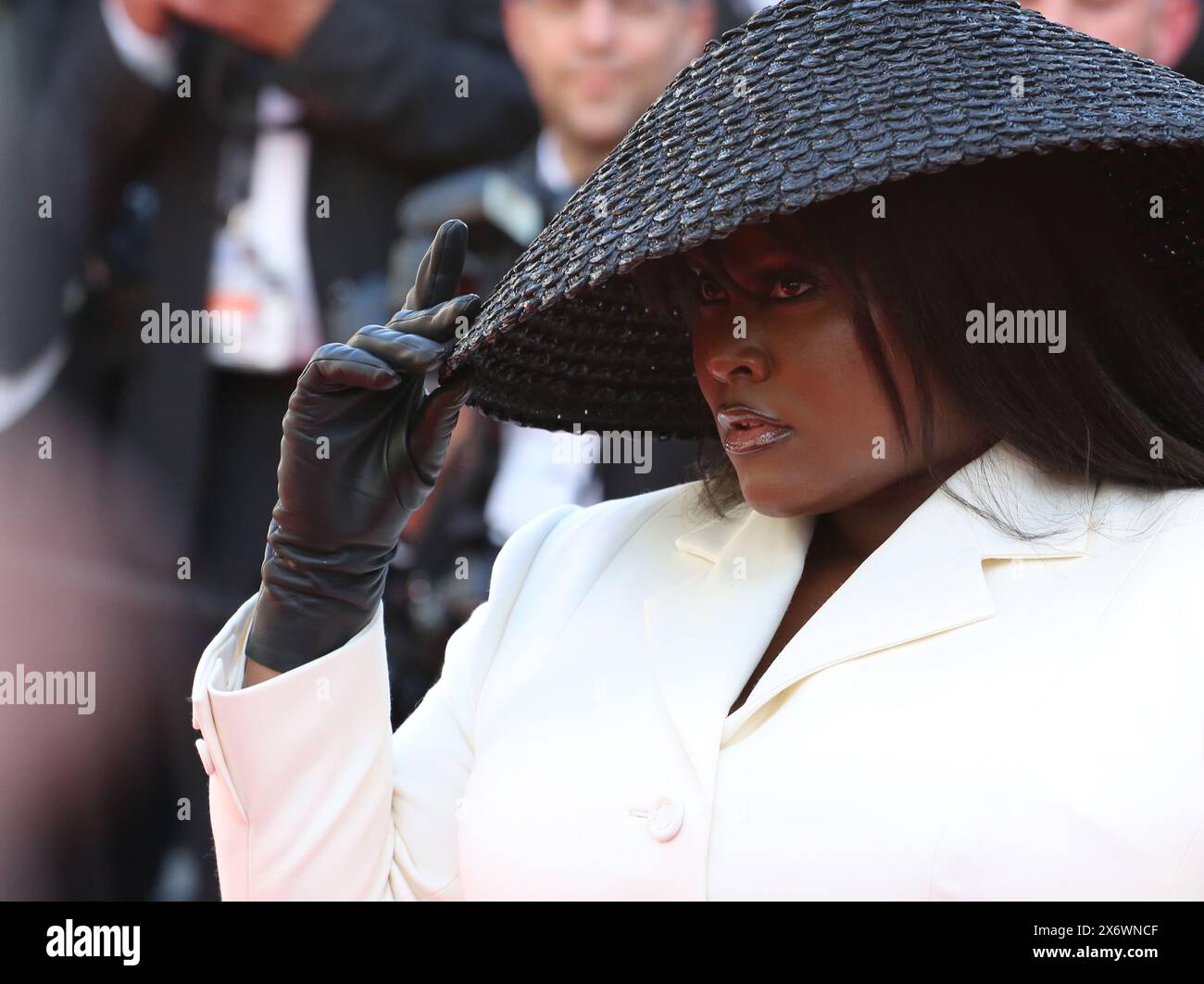 Cannes, France, 16th May, 2024. Yseult arriving on the red carpet for ...