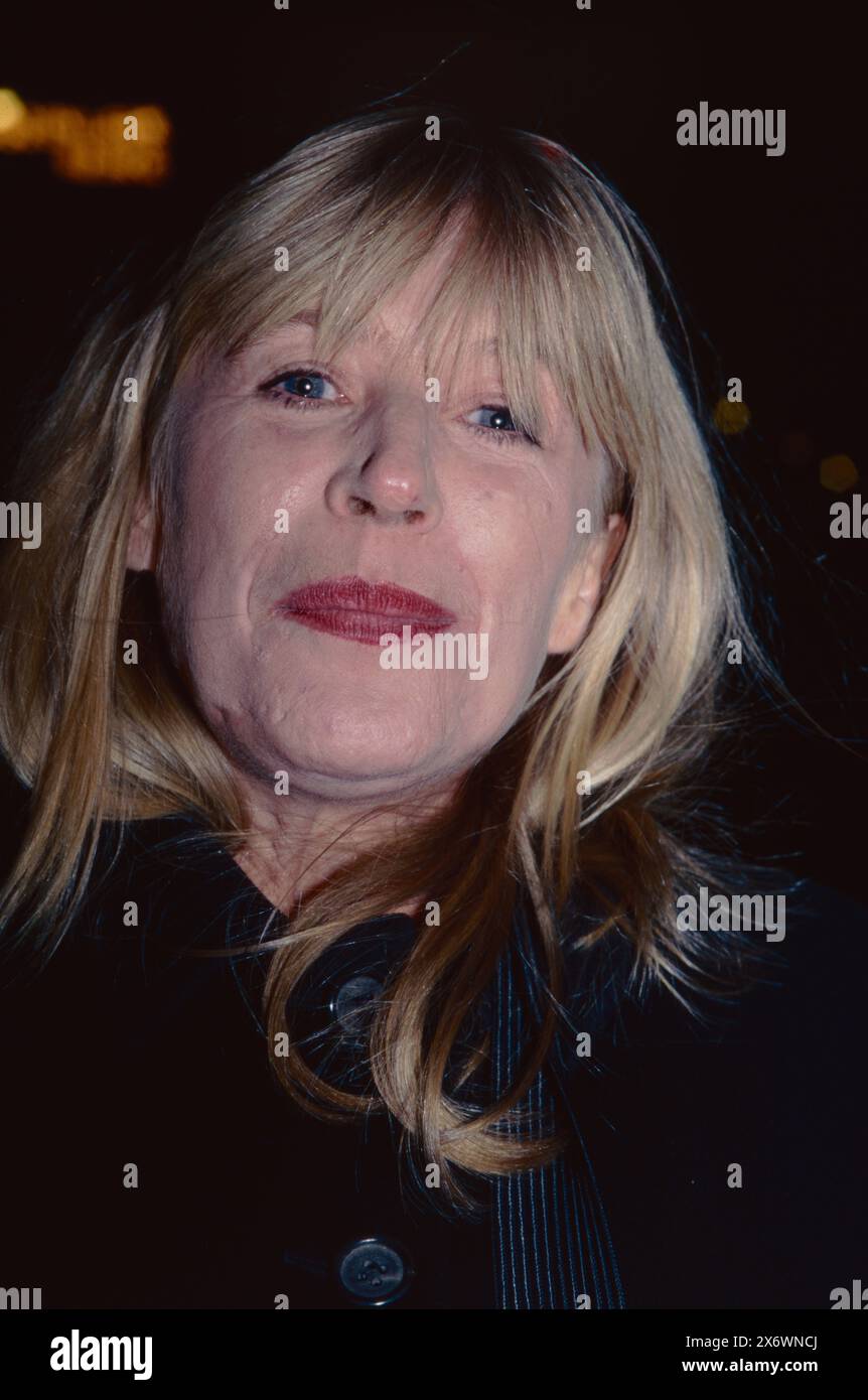 Marianne Faithfull at the Anna Sui Fashion Show at Bryant Park in New ...