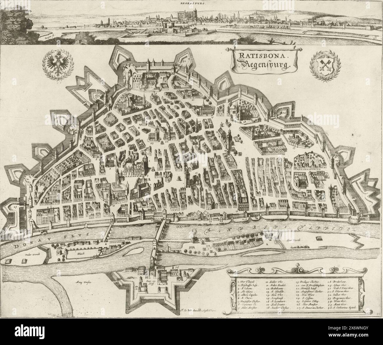Map of regensburg hi-res stock photography and images - Alamy