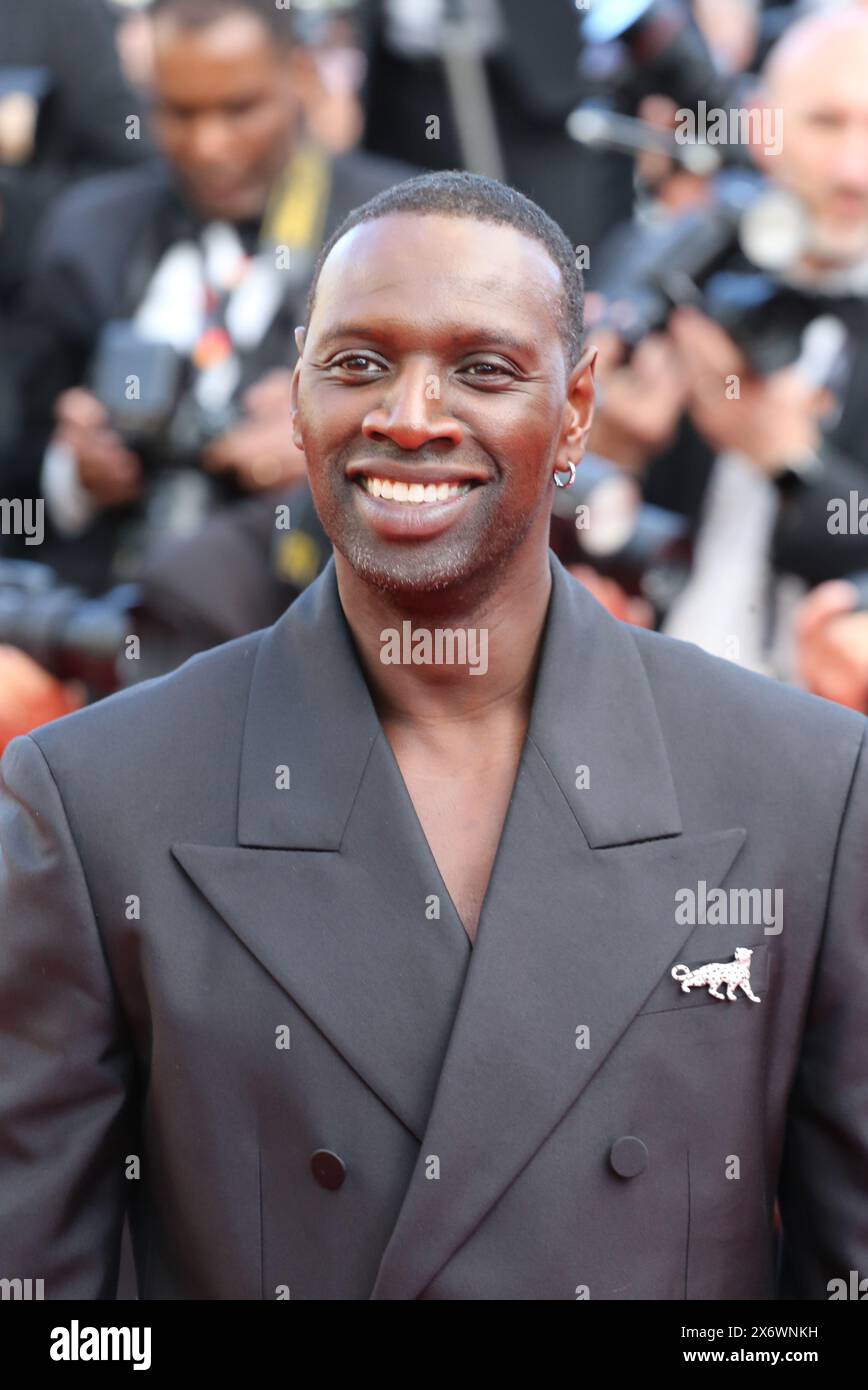 Cannes, France, 16th May, 2024. Omar Sy arriving on the red carpet for ...