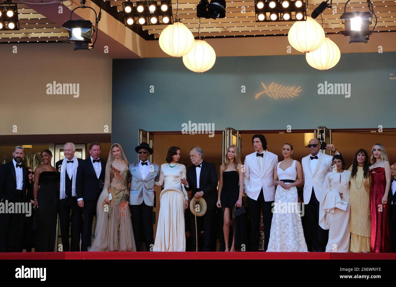 Cannes, France, 16th May, 2024. Jon Voight, D. B. Sweeney, Grace VanderWaal, Giancarlo Esposito ...