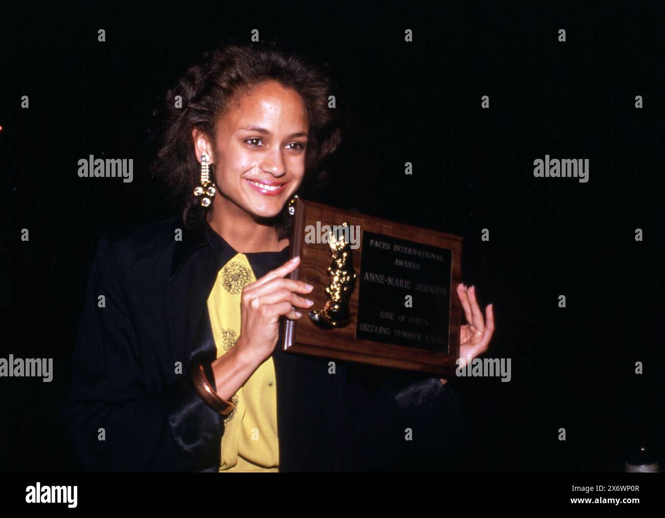 Anne-MArie Johnson 1989 Credit: Ralph Dominguez/MediaPunch Stock Photo ...