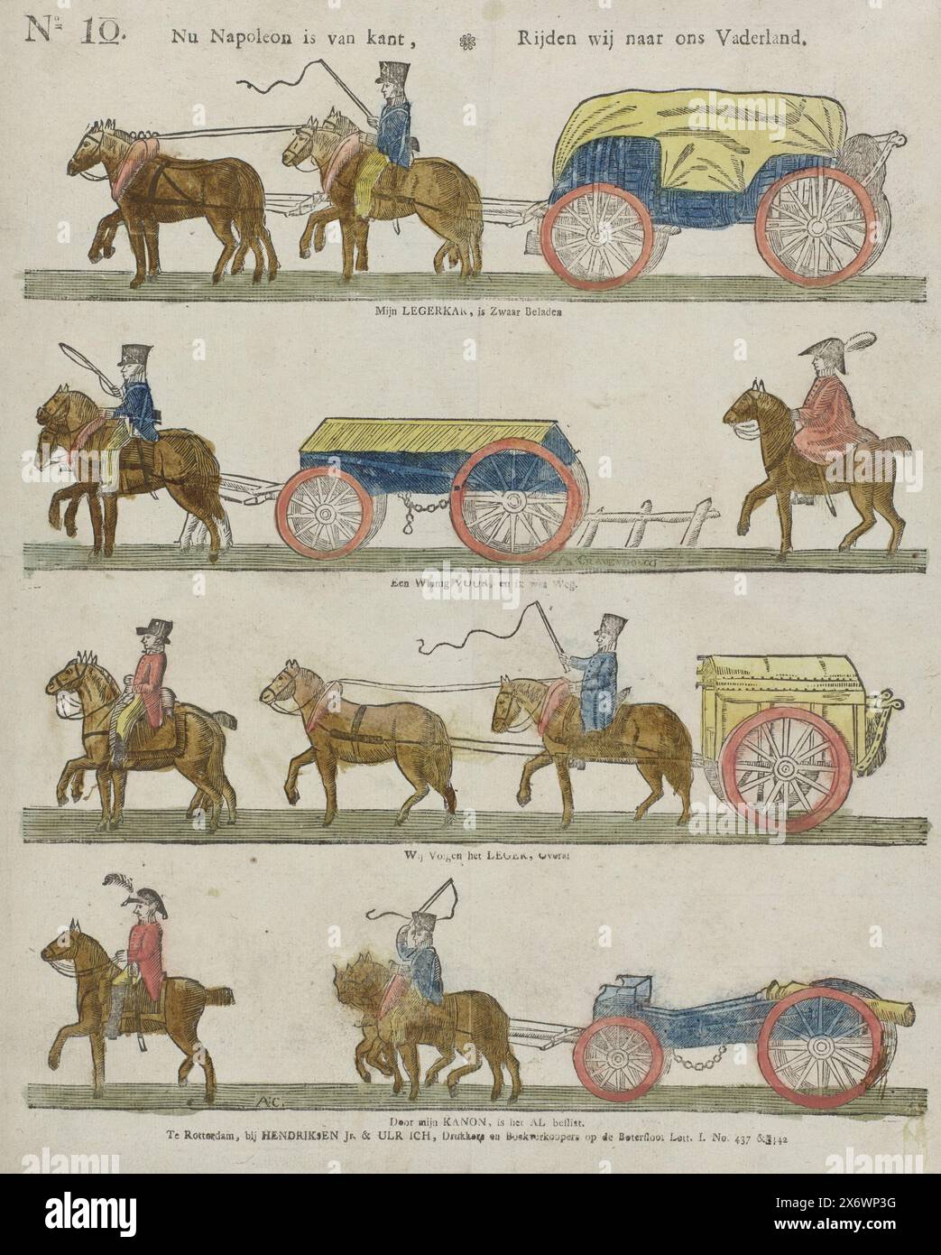 Now that Napoleon has left, we drive to our homeland (title on object ...