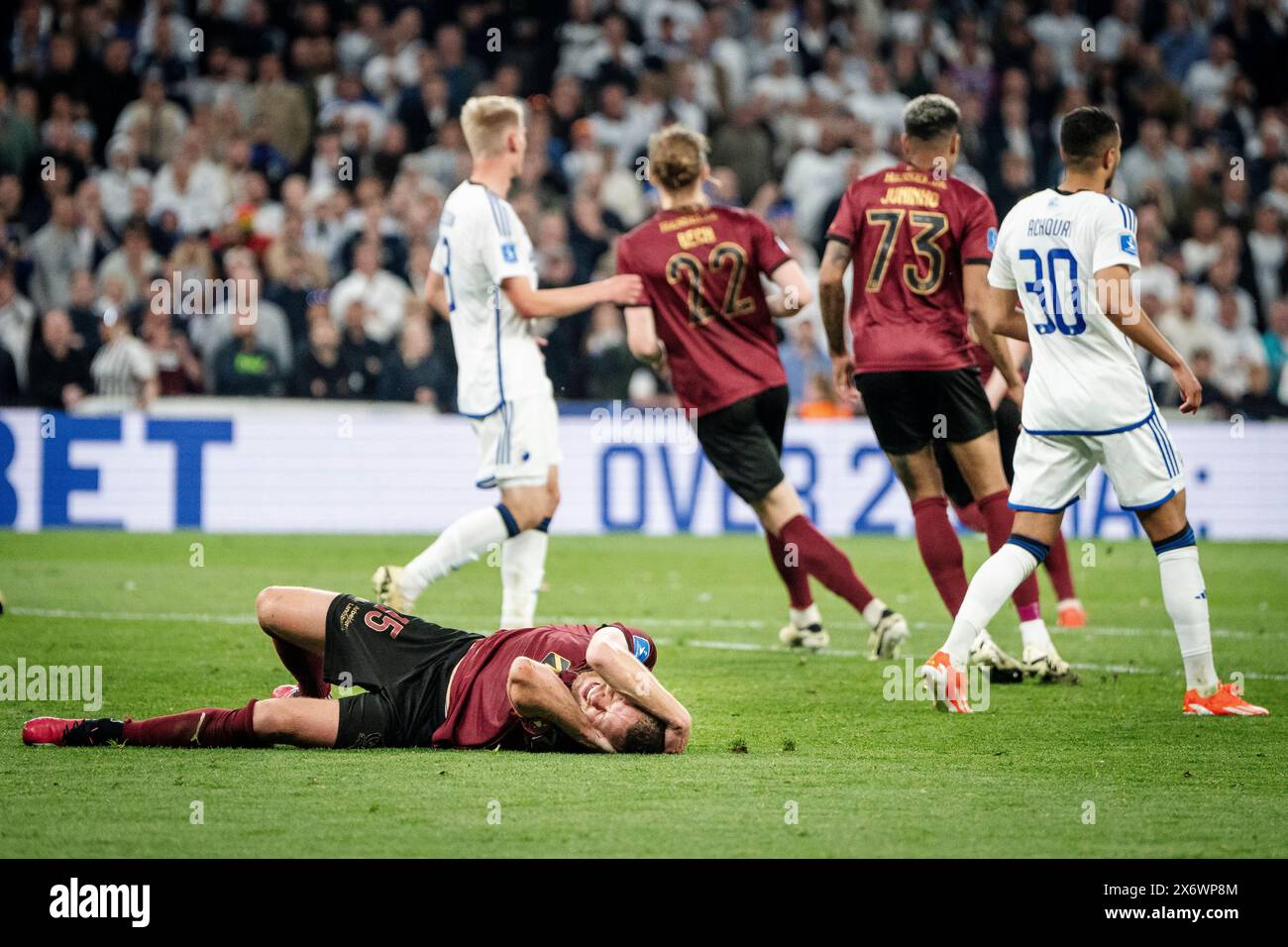 Denmark. 16th May, 2024. FC Midtjylland's Sverrir Ingi Ingason on the ...