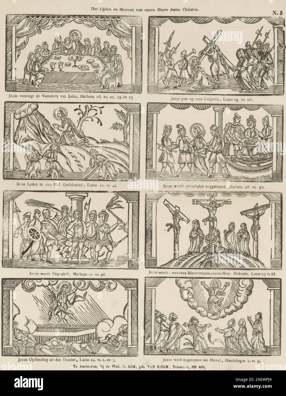 The suffering and death of our Lord Jesus Christ (title on object ...