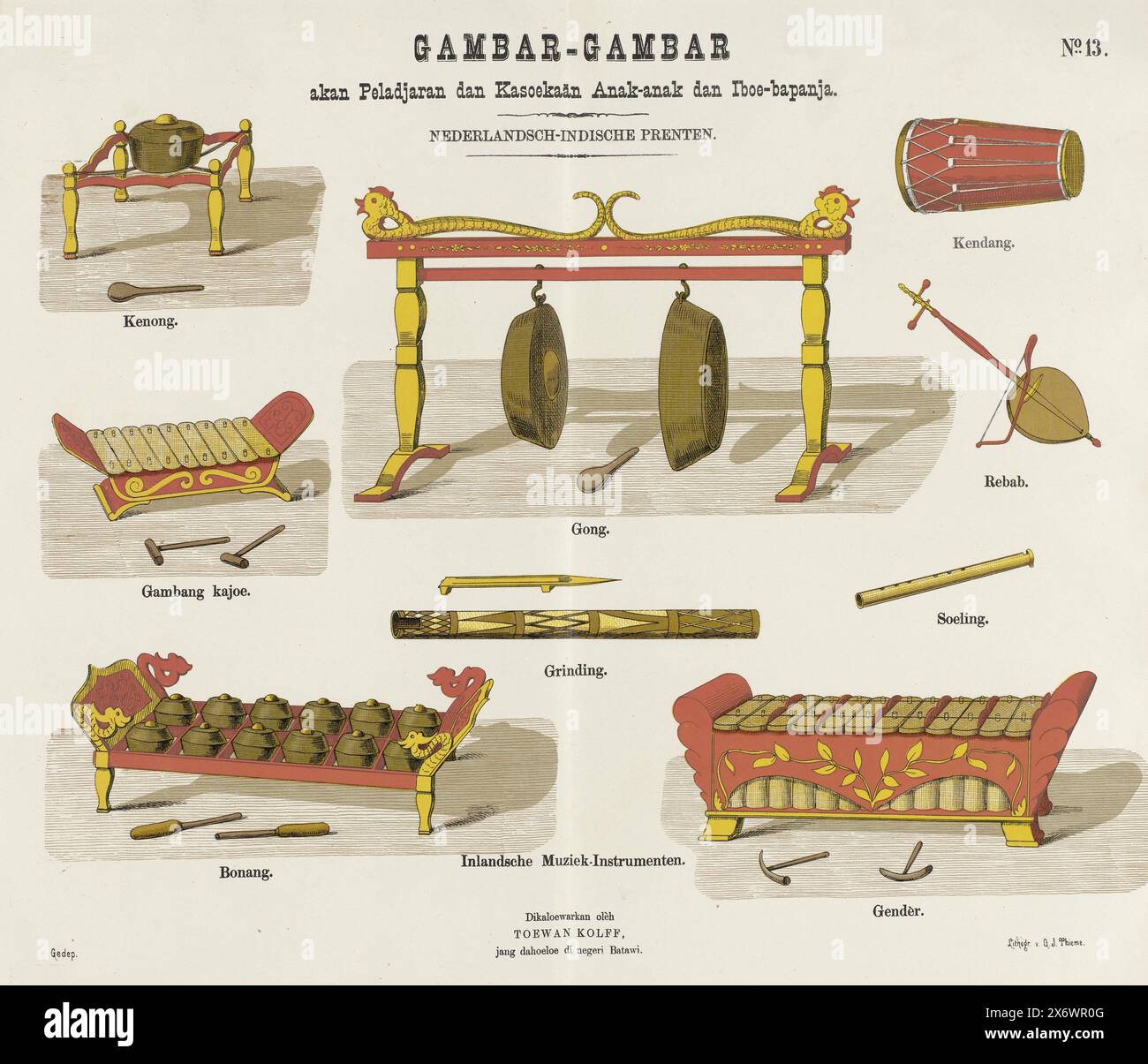 Musical instruments, Gambar-Gambar, Akan Peladjaran dan Kasoekaan Anak ...