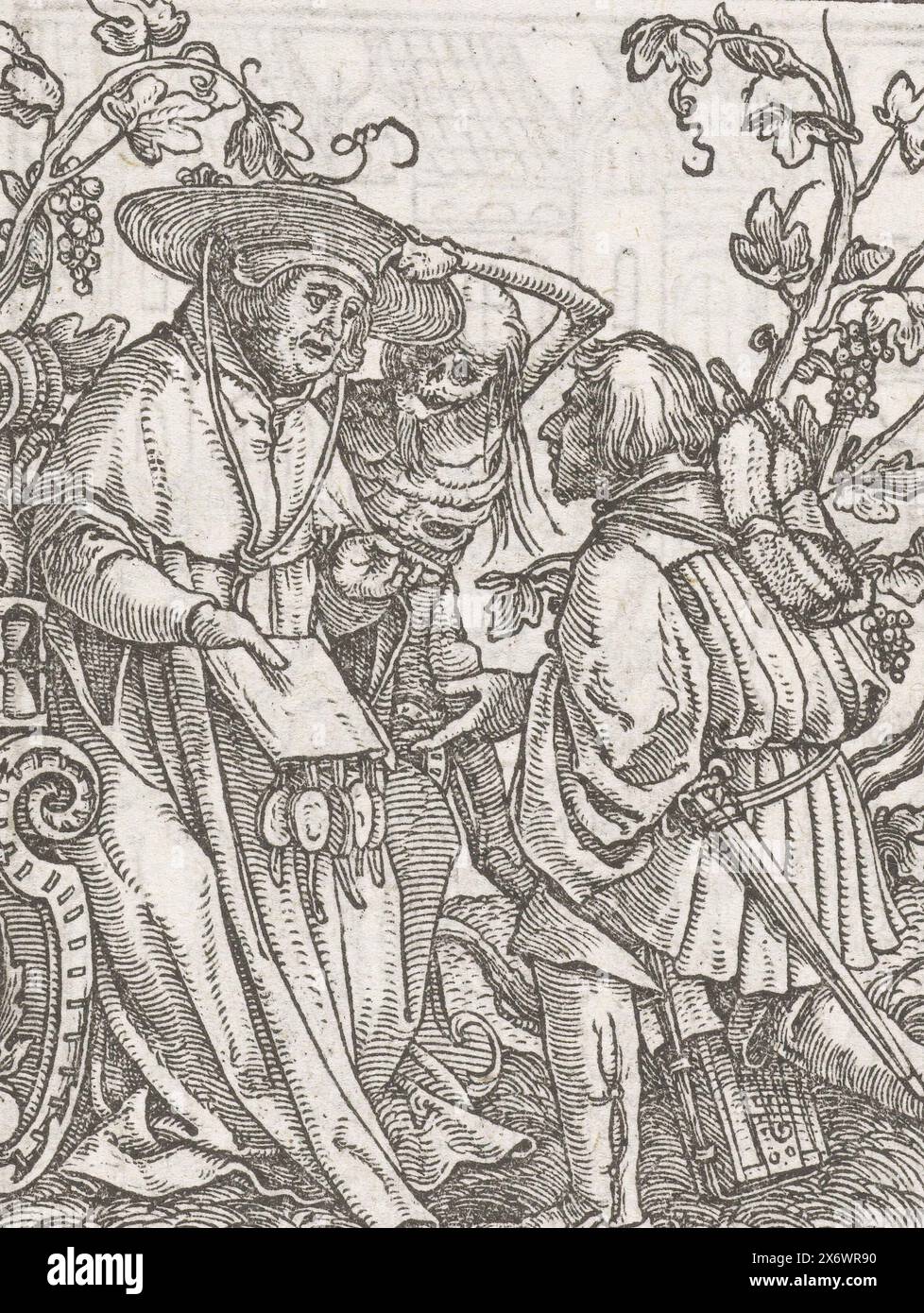 Cardinal and Death, Dance of Death (series title), Cardinal sitting ...