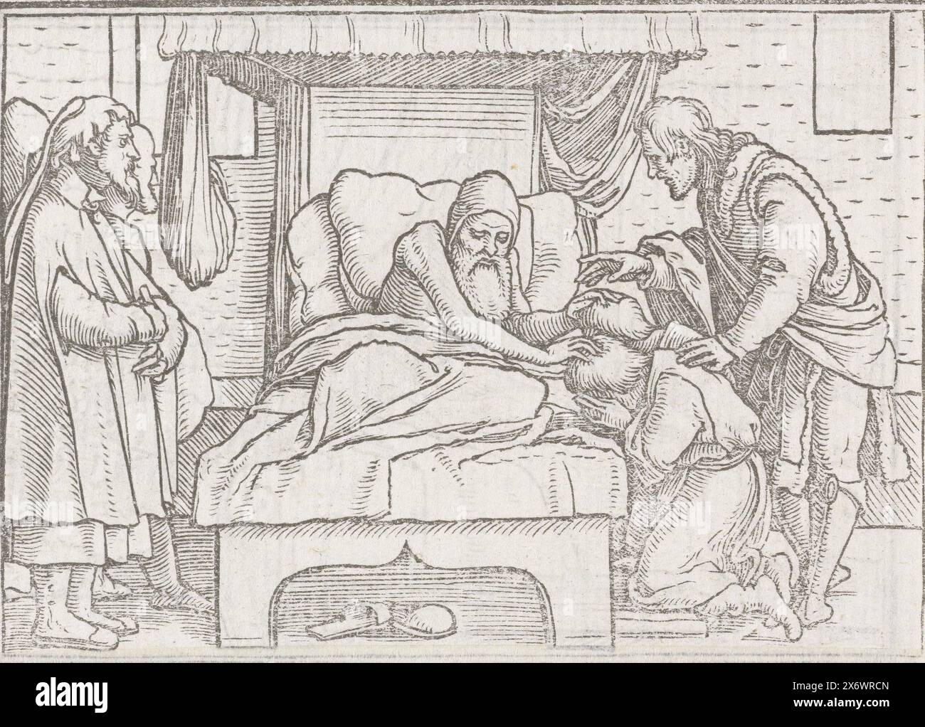 Jacob blesses Ephraim and Manasseh, Jacob blesses Ephraim and Manasseh ...