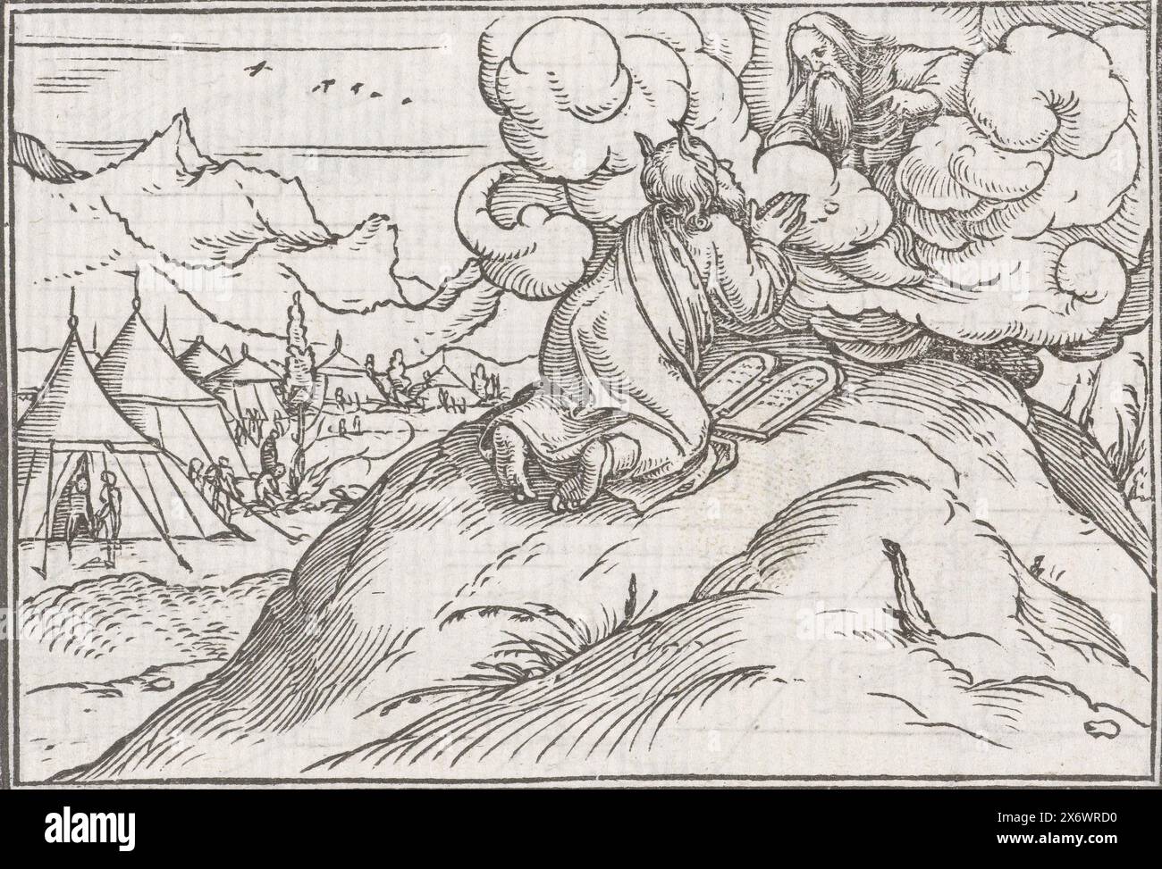 Moses receives tables of the law, Moses receives the tables of the law ...