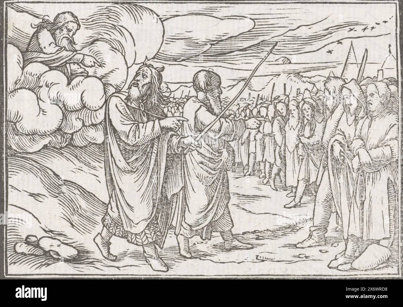 Moses and Aaron count the Israelites, Moses is instructed by God to ...