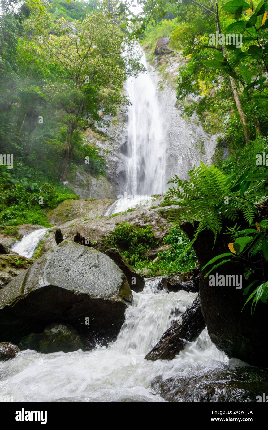 The beautiful dolo waterfall. Dolo is one of the waterfalls in Kediri ...