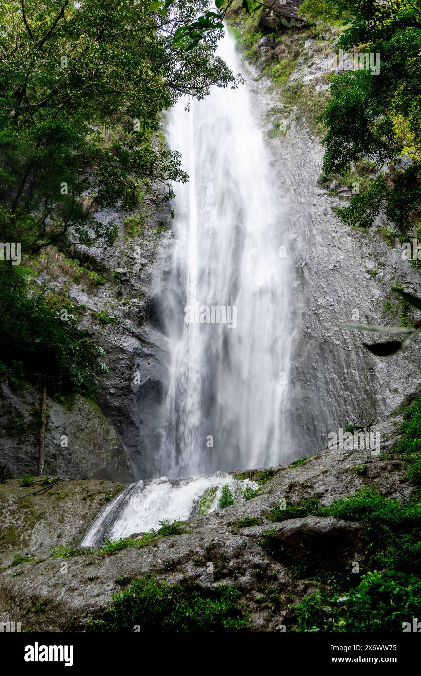 The beautiful dolo waterfall. Dolo is one of the waterfalls in Kediri ...