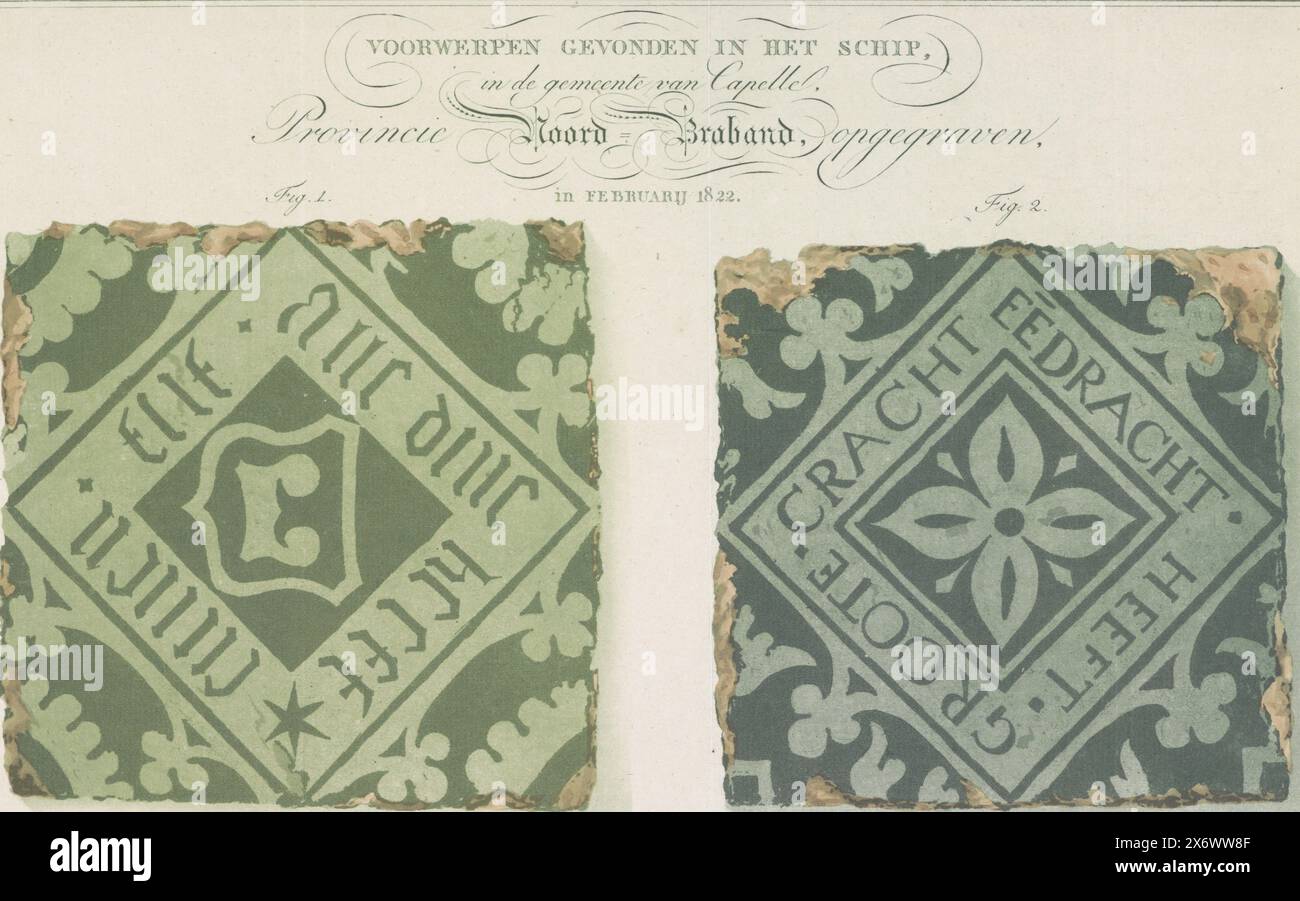 Two sixteenth century floor tiles hi-res stock photography and images ...