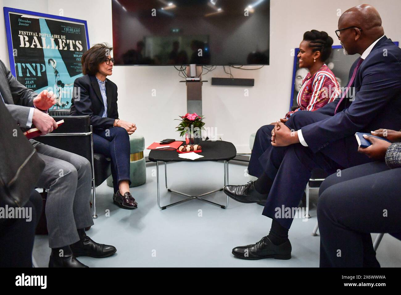 French Culture Minister Rachida Dati and Minister for Youth and the ...