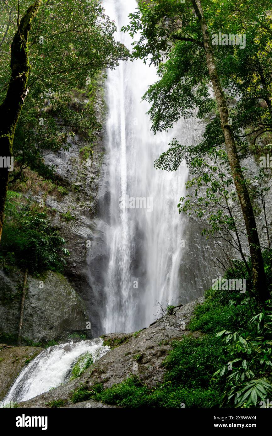The beautiful dolo waterfall. Dolo is one of the waterfalls in Kediri ...