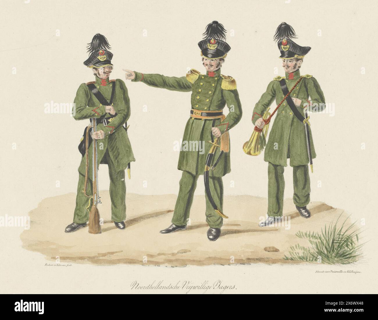 Volunteer north holland hunters hi-res stock photography and images - Alamy