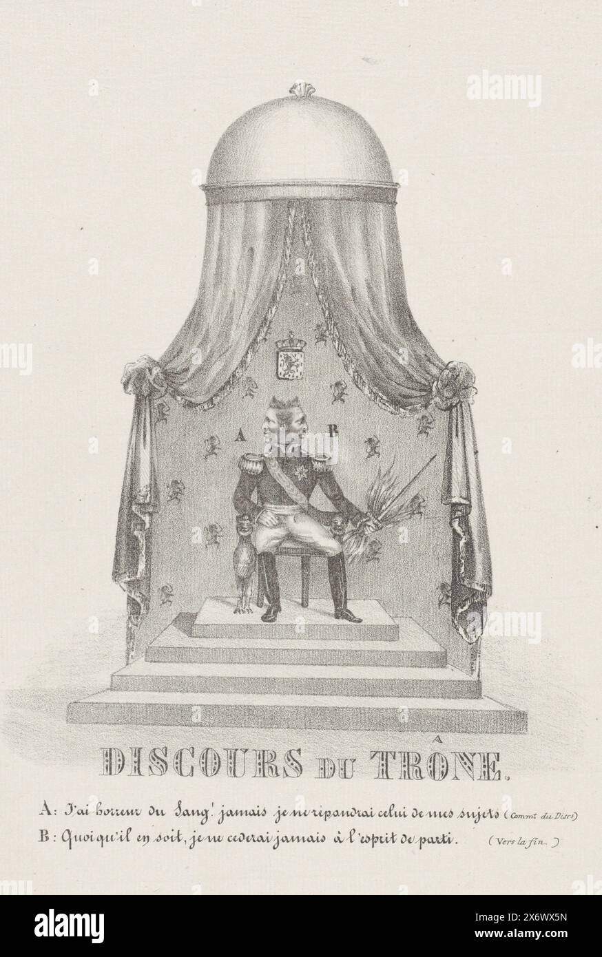 Discours du trone hi-res stock photography and images - Alamy