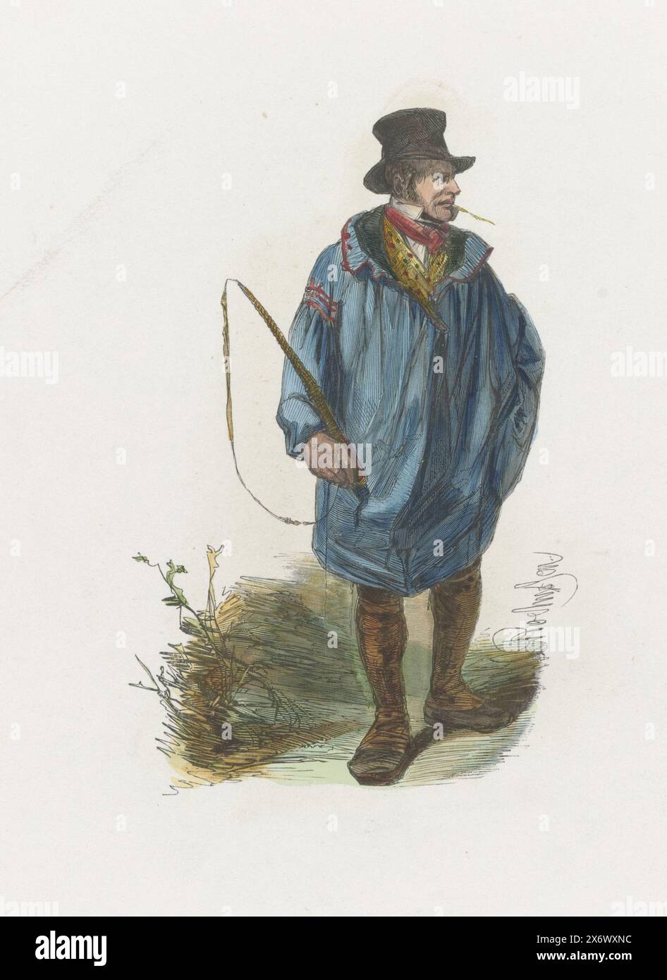 The Limburg carter, 1840-1841, The Limburg carter. Running man with ...