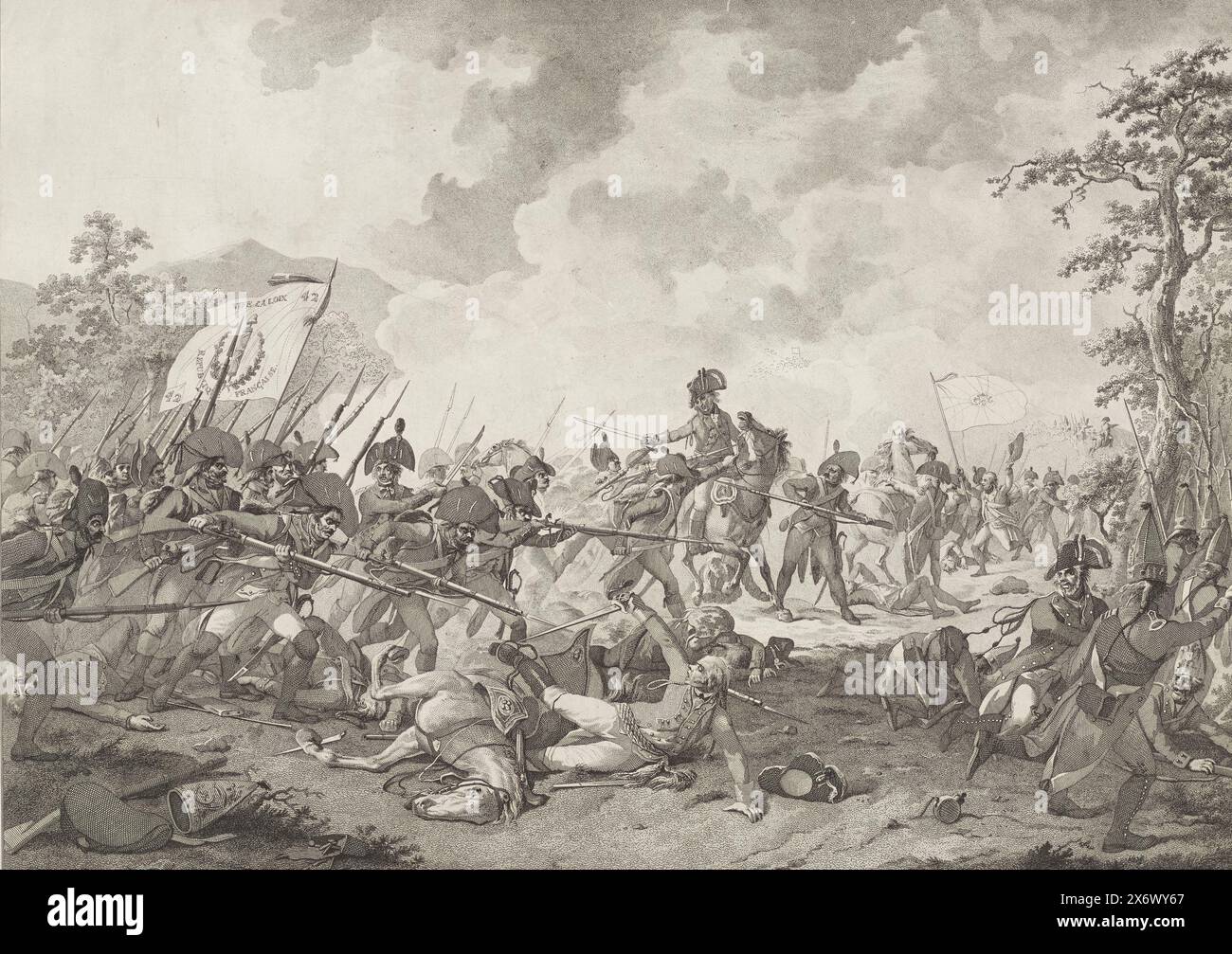 Capture of the Russian general Hermann during the battle of Bergen ...