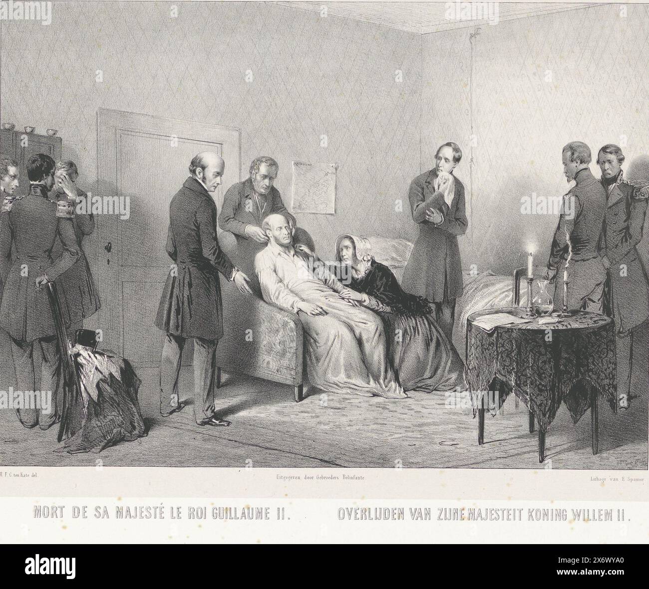 Death of King William II, 1849, Mort de Sa Majesté le Roi Guillaume II ...