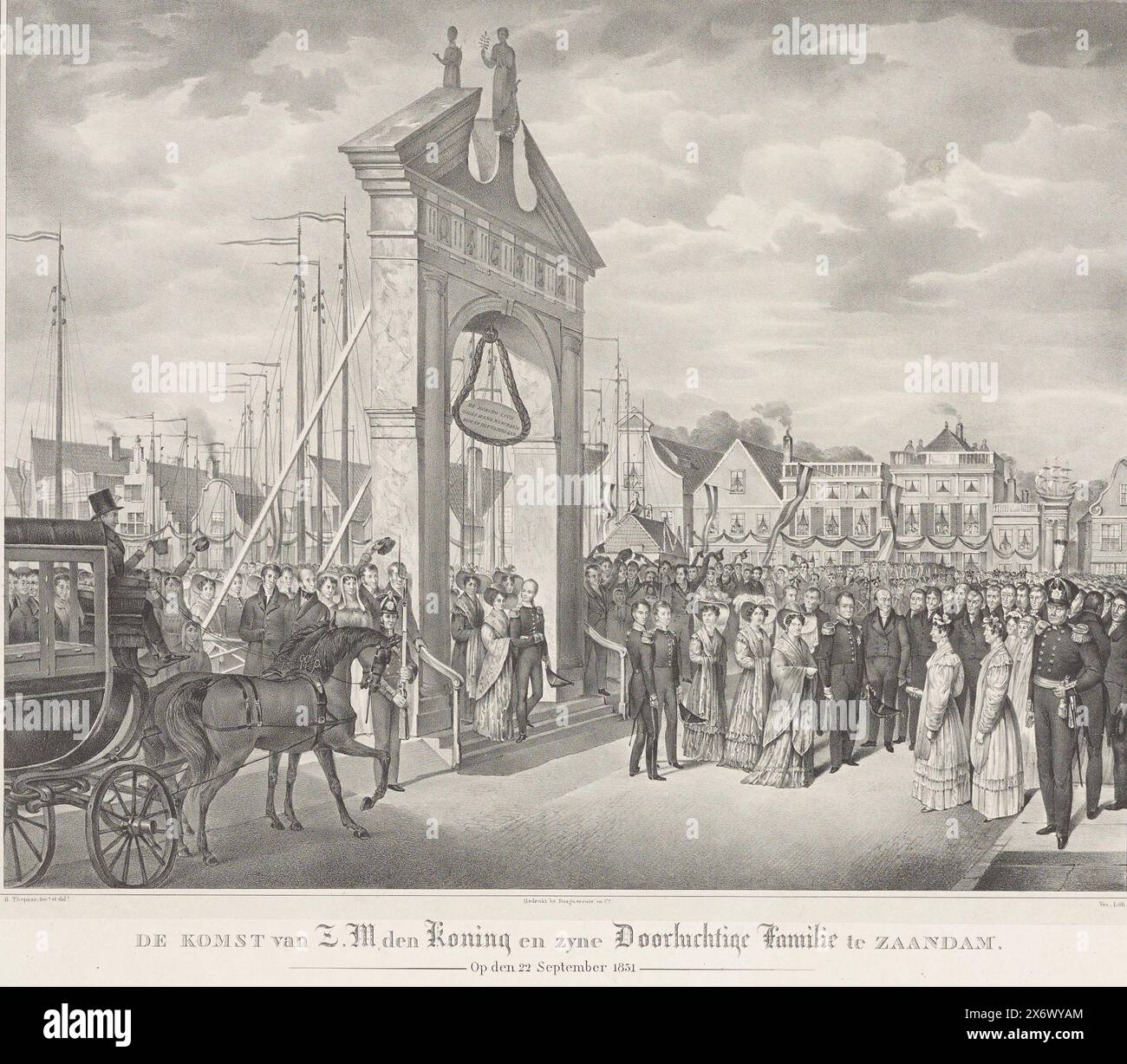 The Arrival of His Majesty the King and his Serene High Family in ...