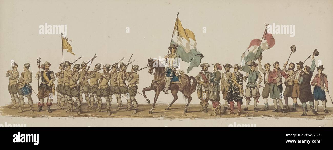 Delft parade of 1862, first and second group, Fourth Lustrum of the ...