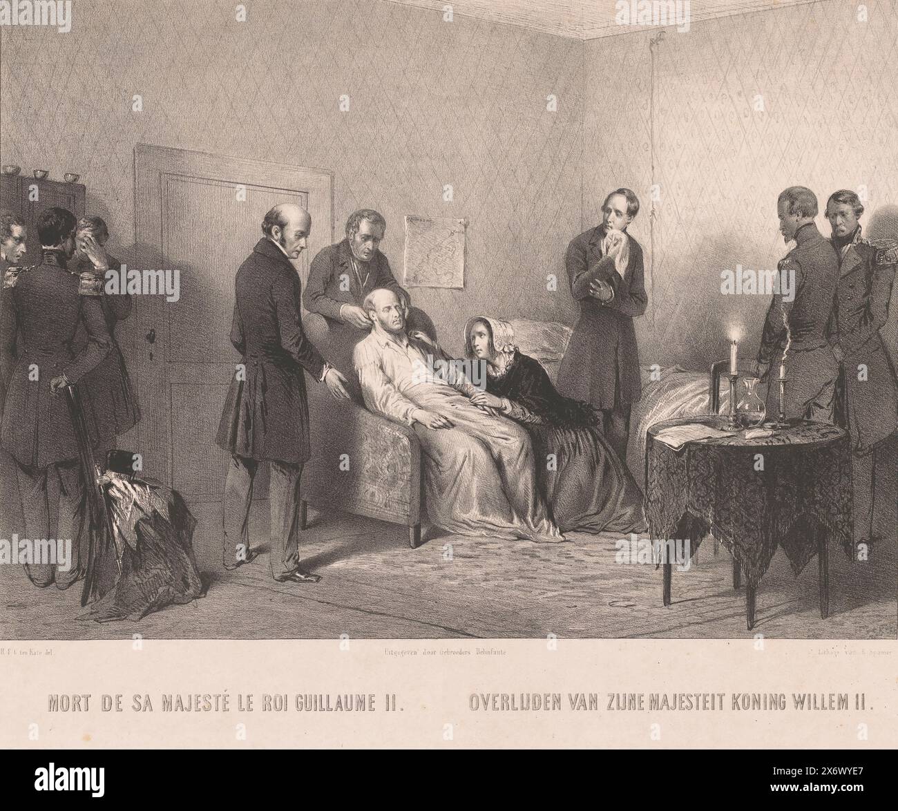 Death of King William II, 1849, Mort de Sa Majesté le Roi Guillaume II ...