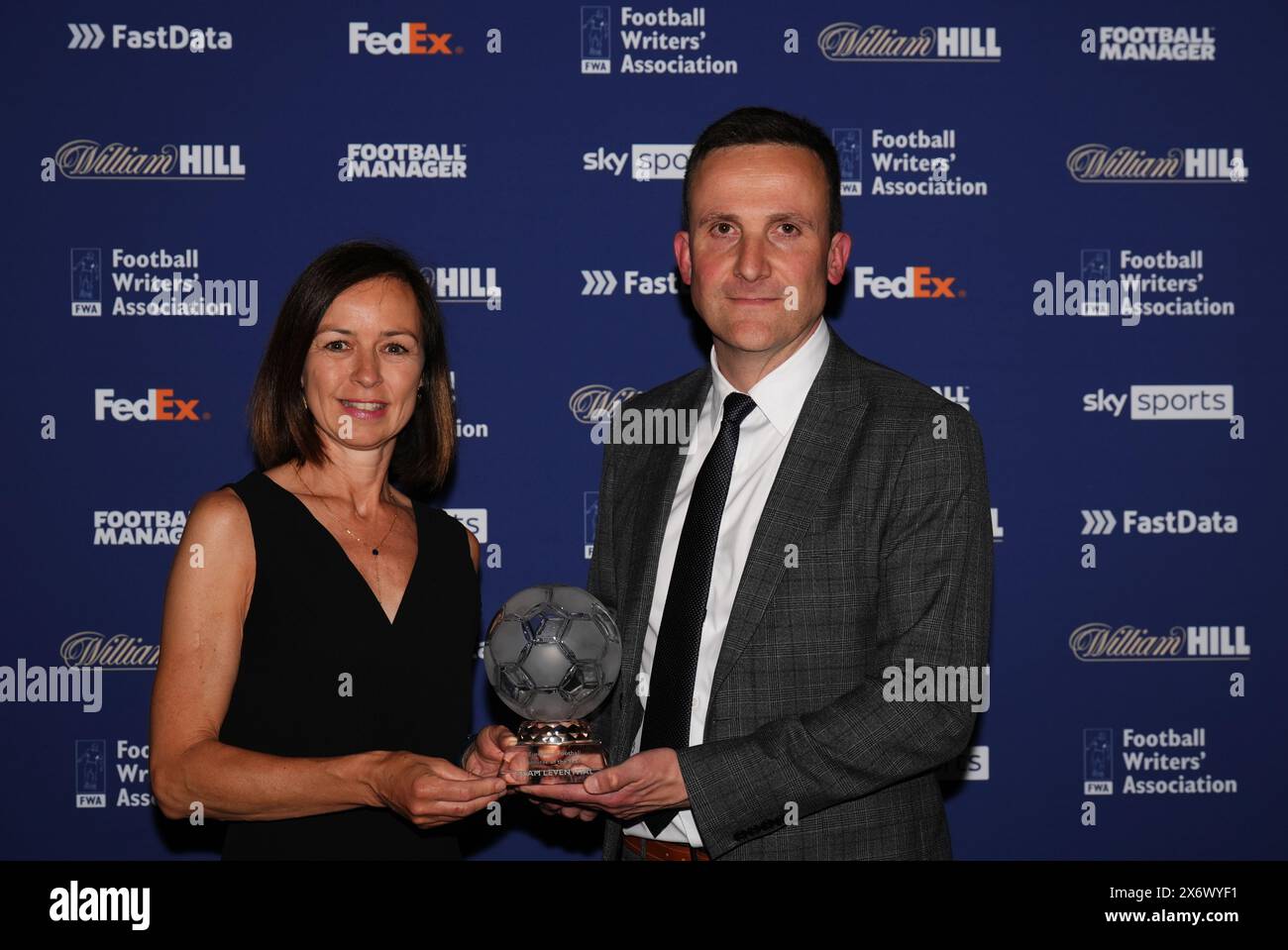 Adam Leventhal, winner of the FedEx European Football Writer of the ...