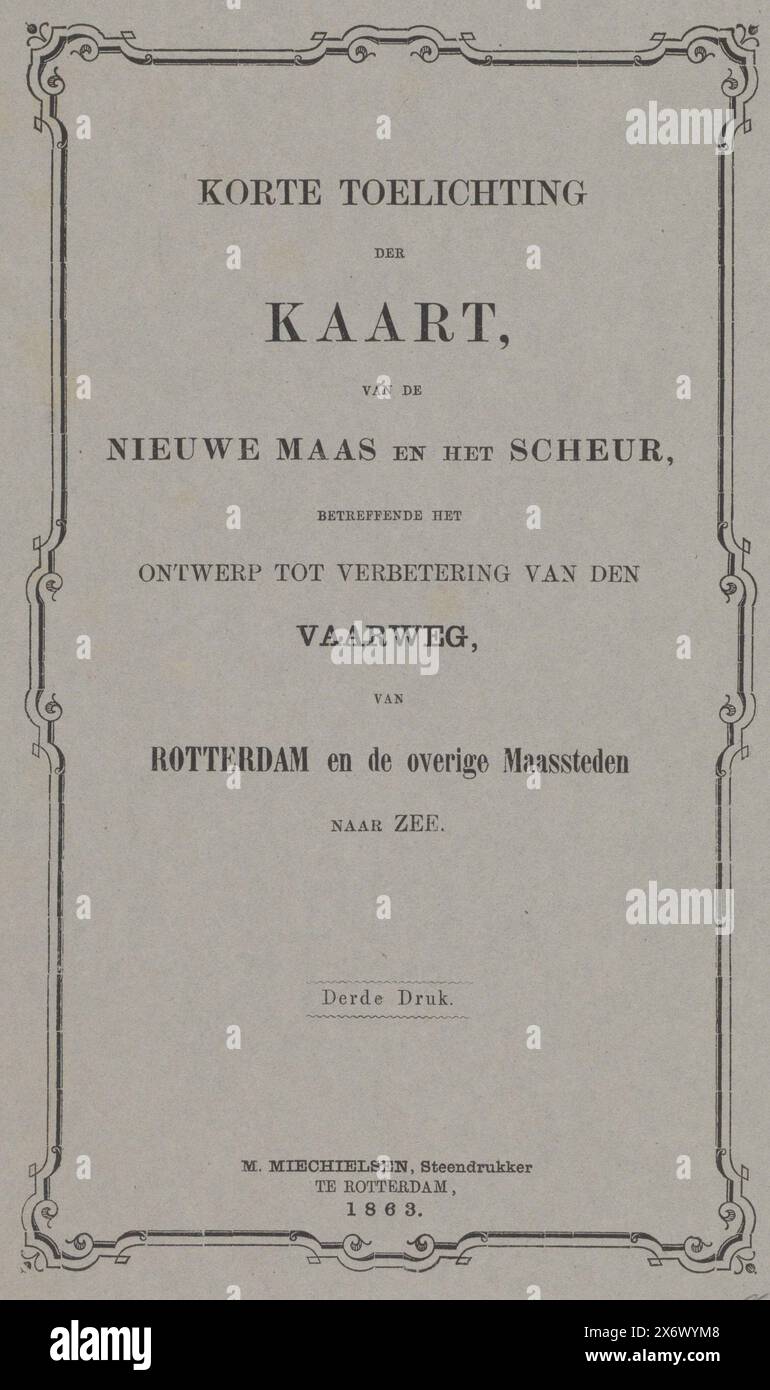 Explanation of the map of the Nieuwe Maas and a design for improving ...