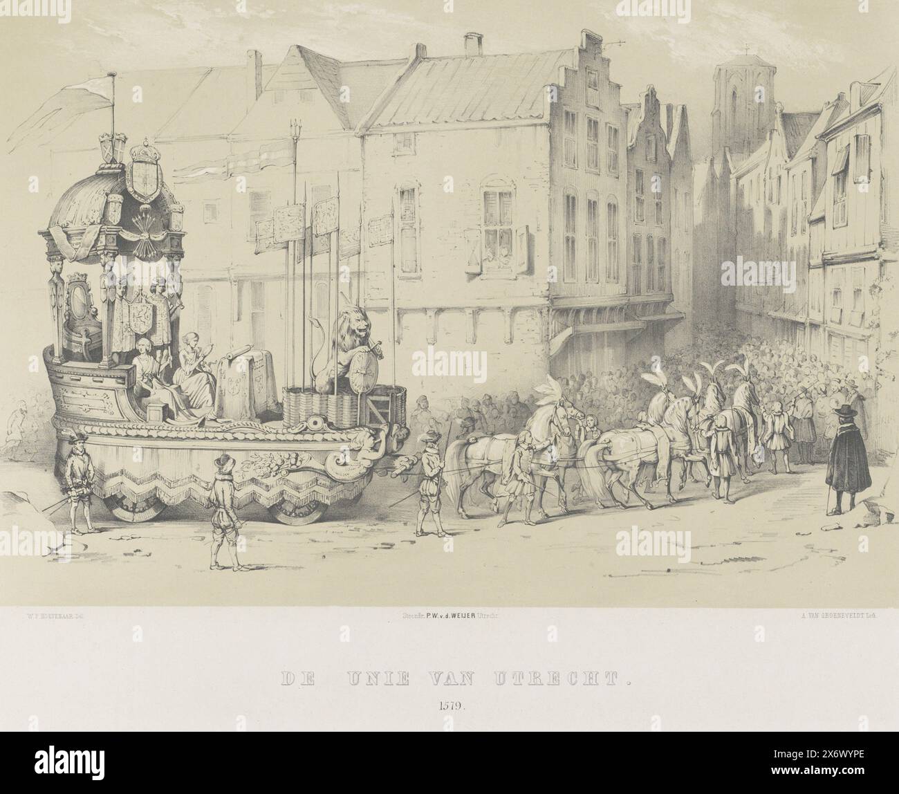 Utrecht masquerade of 1851: Union of Utrecht in 1579, The Union of ...