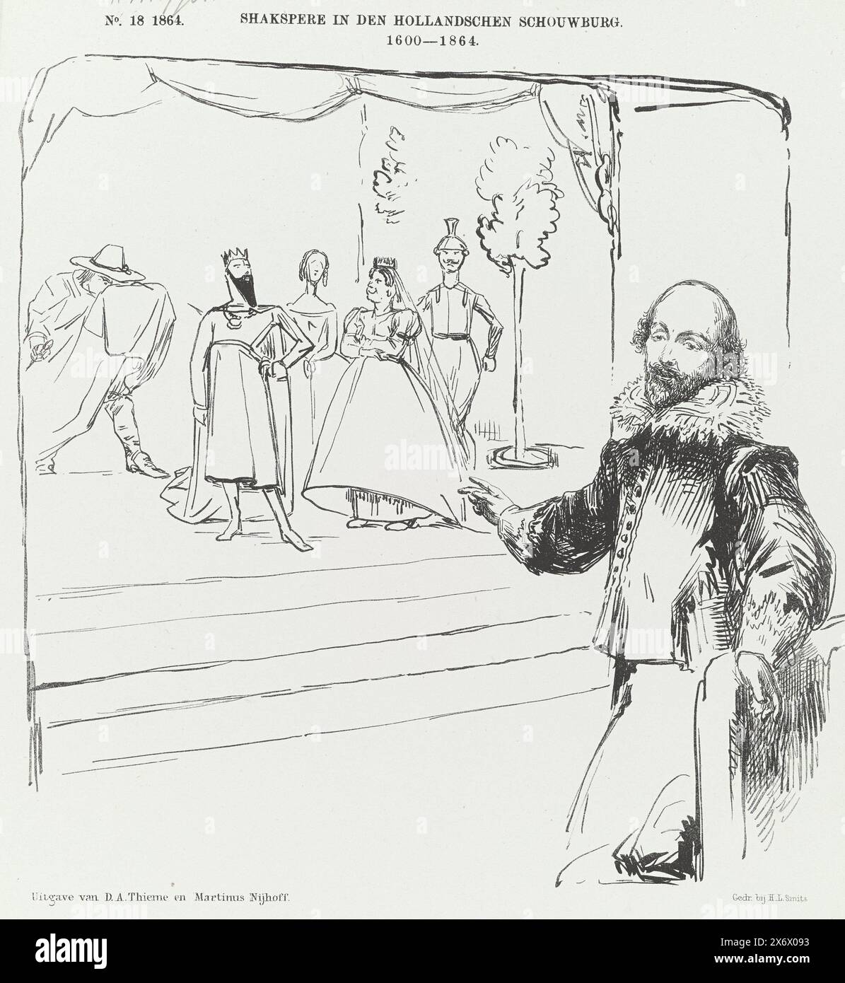 William shakespeare cartoon hi-res stock photography and images - Alamy