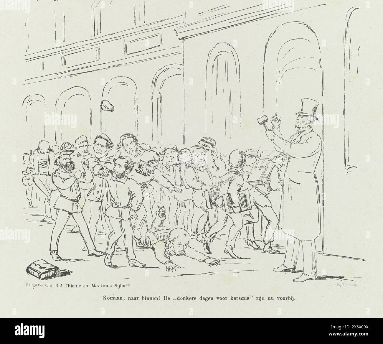 Recess cartoon hi-res stock photography and images - Alamy