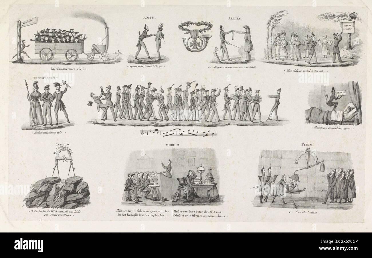 1833 cartoon hi-res stock photography and images - Alamy