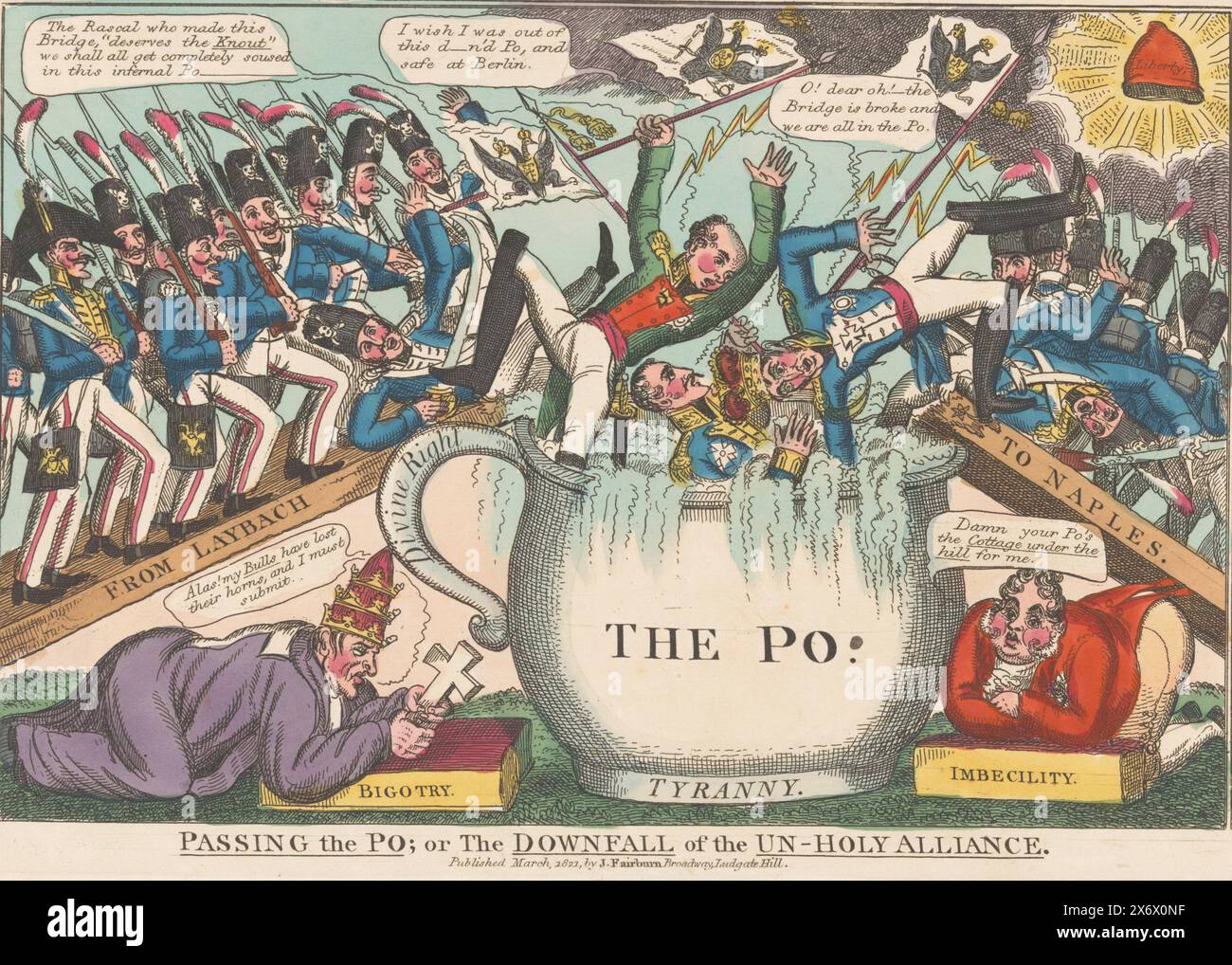 George iv cartoon hi-res stock photography and images - Alamy