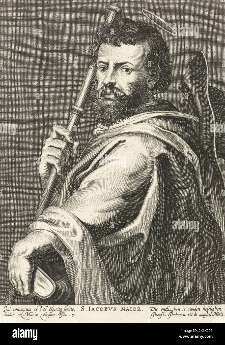 Apostle James the Greater (Jacobus Maior), Christ and thirteen apostles ...