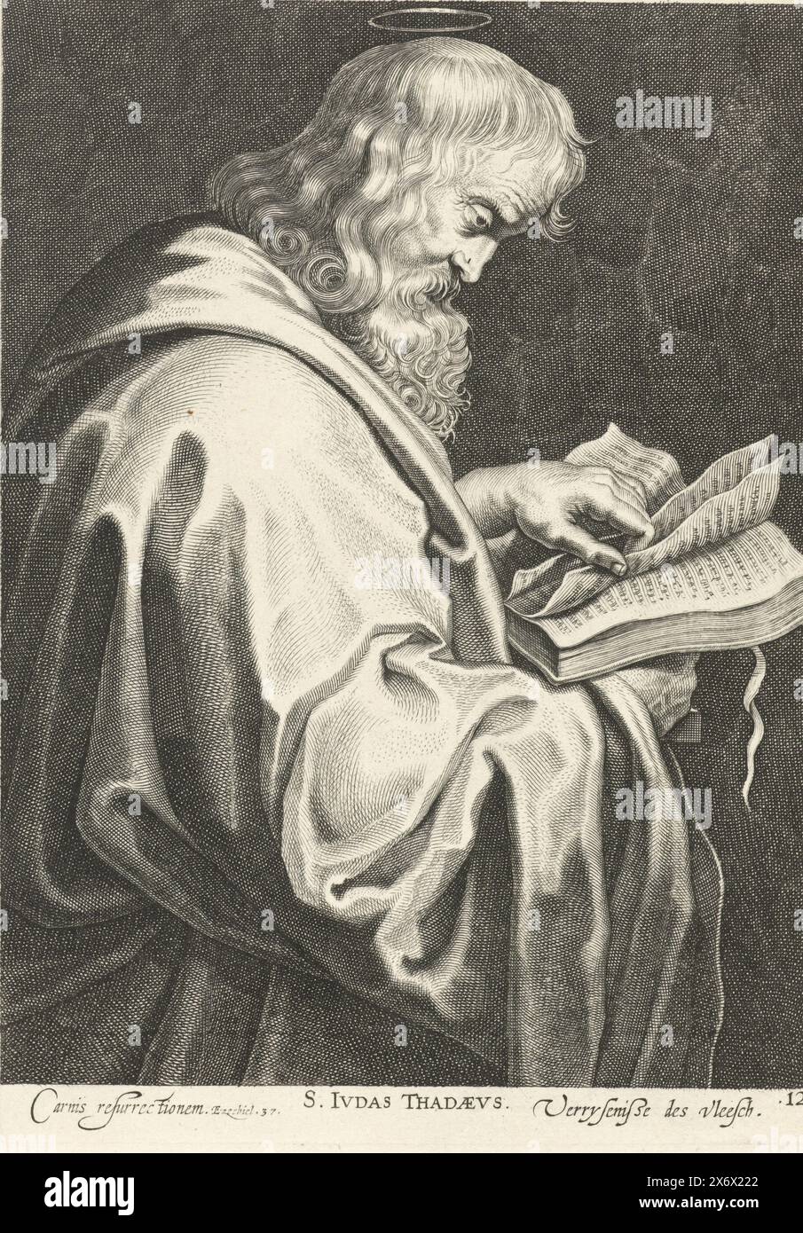 Apostle Judas Thaddeus, Christ and thirteen apostles (series title ...