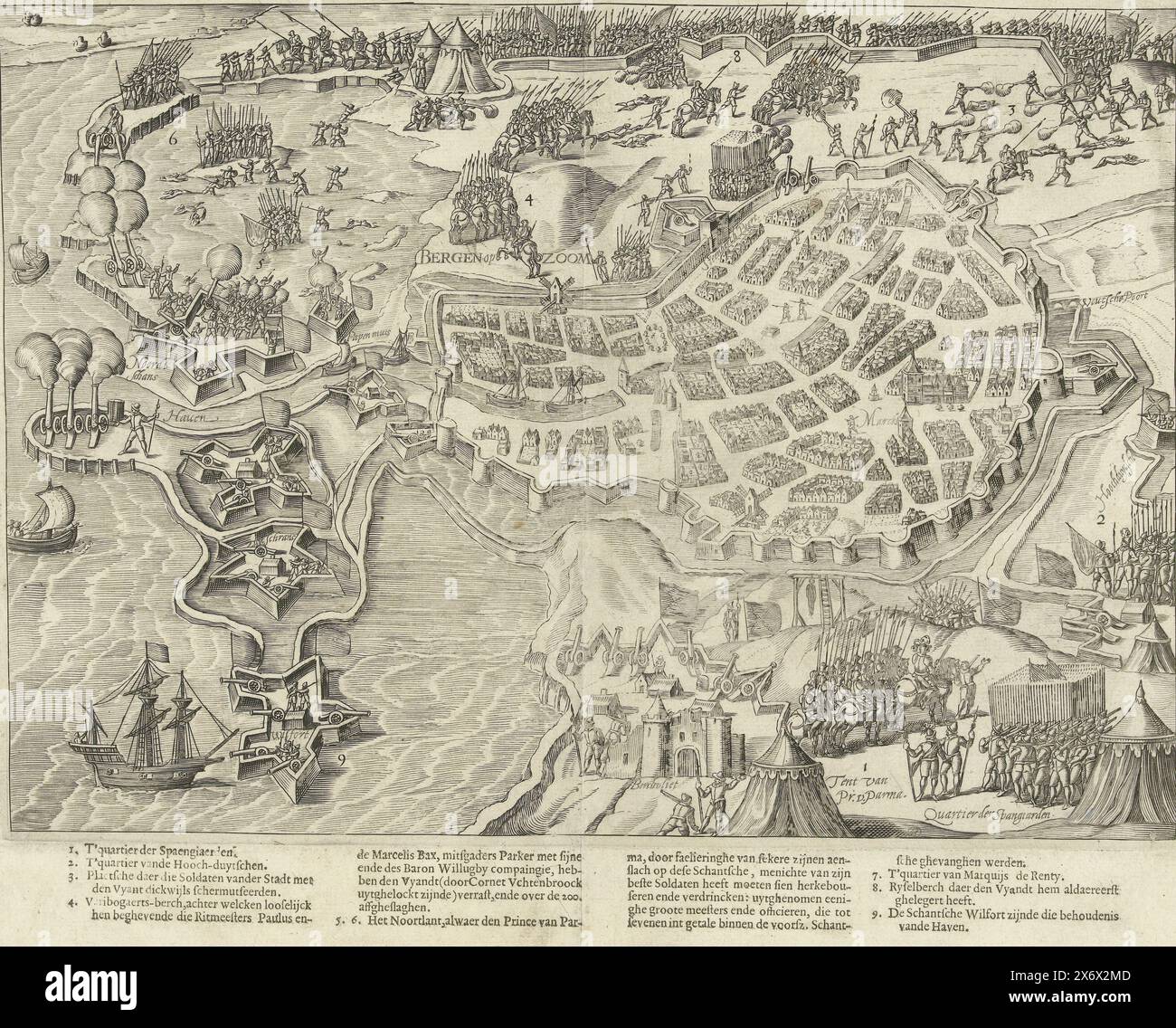 Parma besieges bergen op zoom hi-res stock photography and images - Alamy