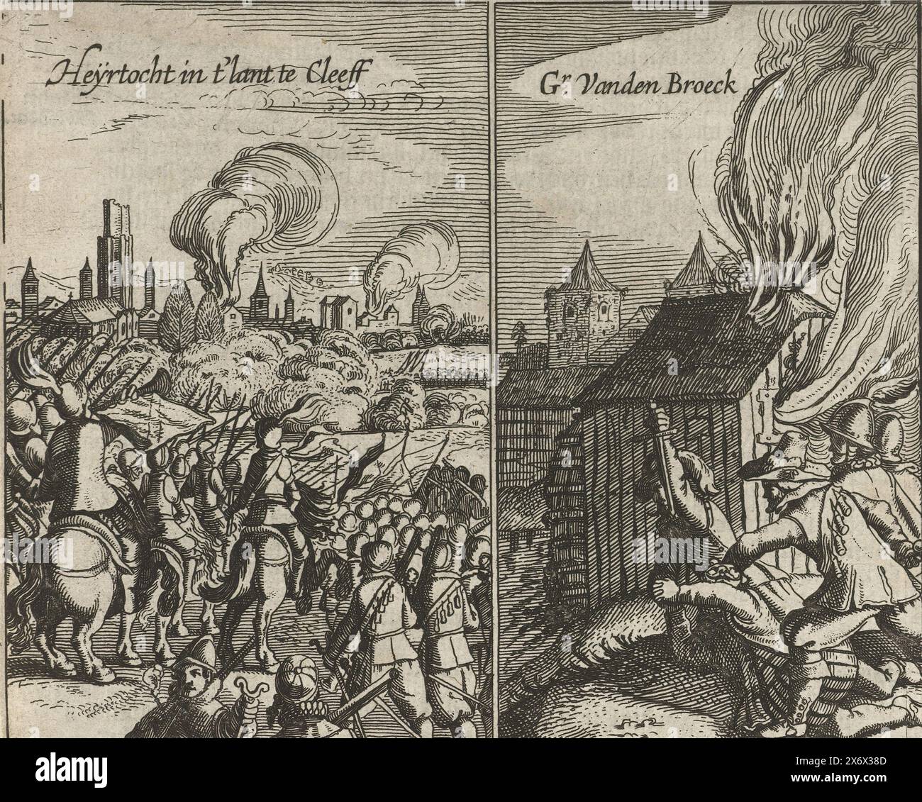 Raid of the Spaniards in the country of Cleves and murder of Wirich von ...